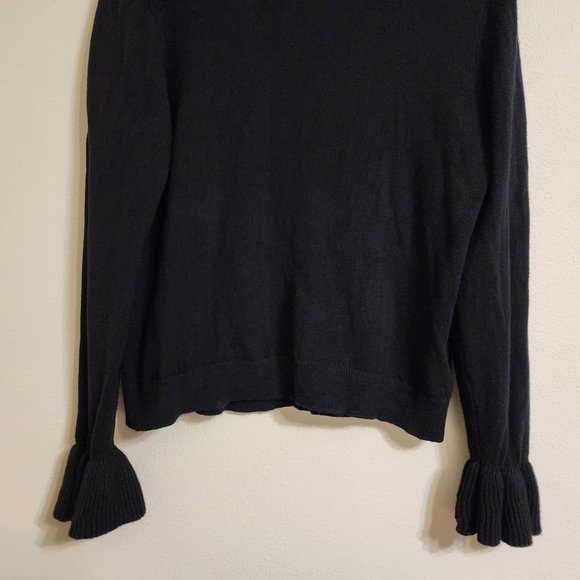 J. Crew | Tops | J Crew Women Top Knit Long Sleeve Flare Cuff Blouse Xl ...